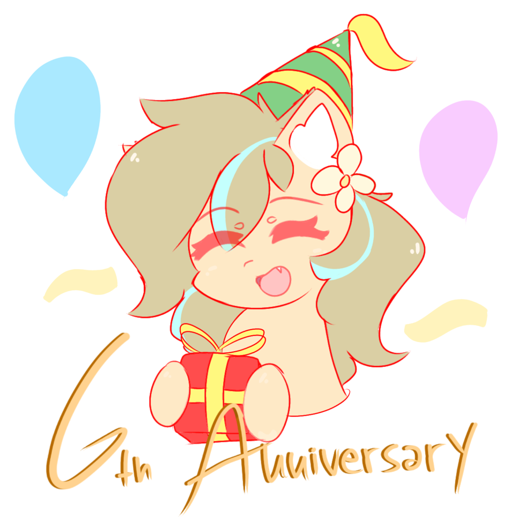 #3343885 - safe, artist:grithcourage, oc, oc:grith courage, earth pony, pony, anniversary, happy ...