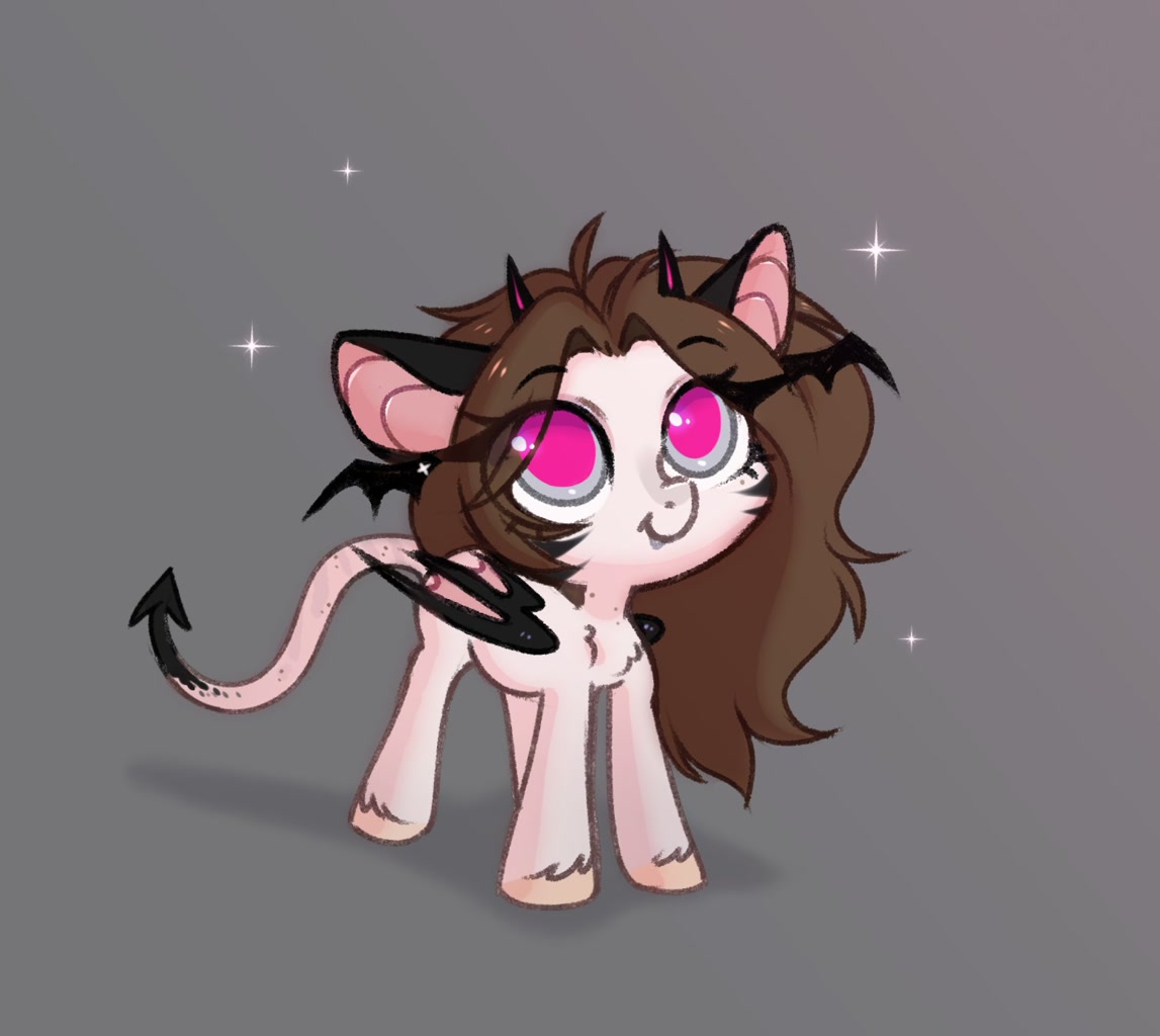 #3344279 - safe, artist:tyutya, oc, oc only, oc:tyutya, demon, demon ...