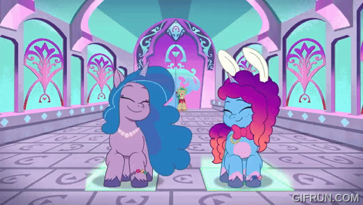 #3346441 - safe, screencap, hitch trailblazer, izzy moonbow, misty ...