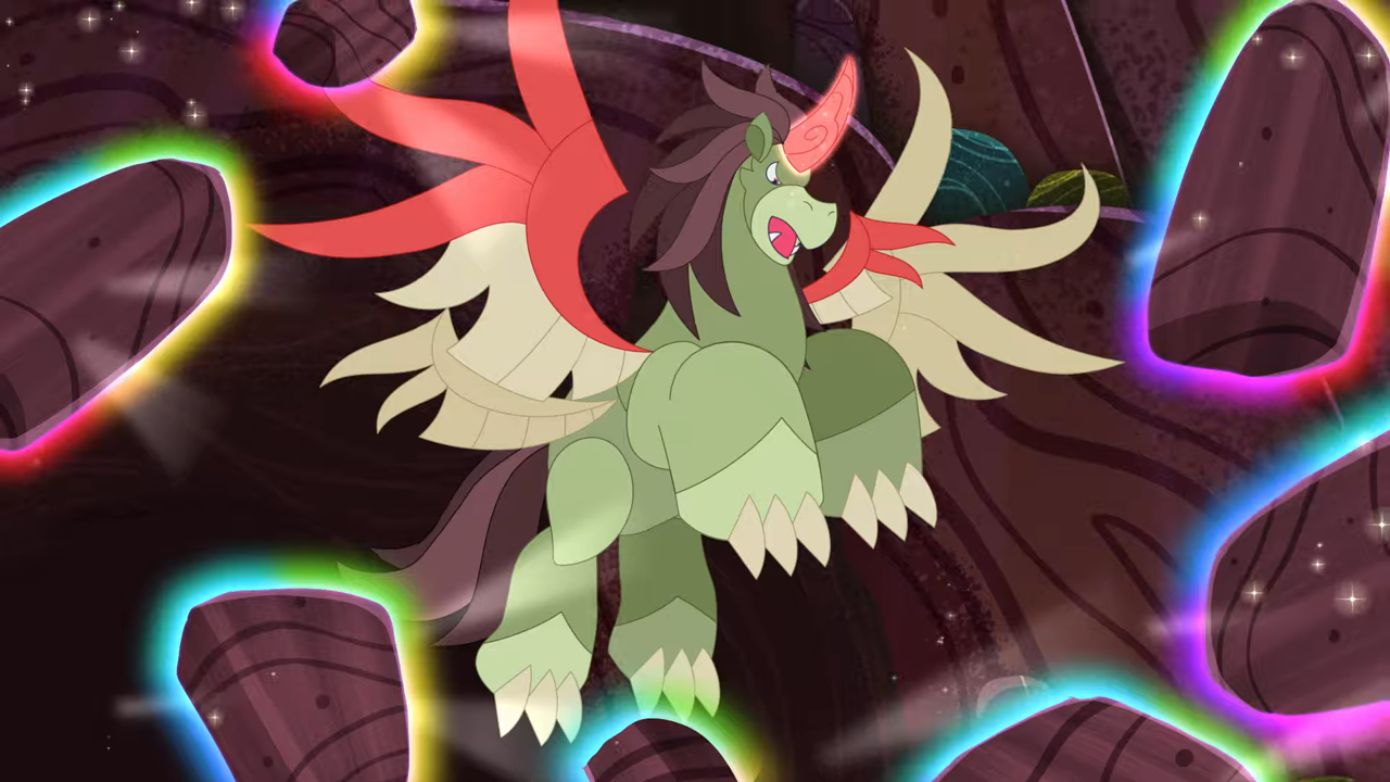 #3347318 - safe, screencap, zantorp, dracony, dragon, hybrid, buried in ...