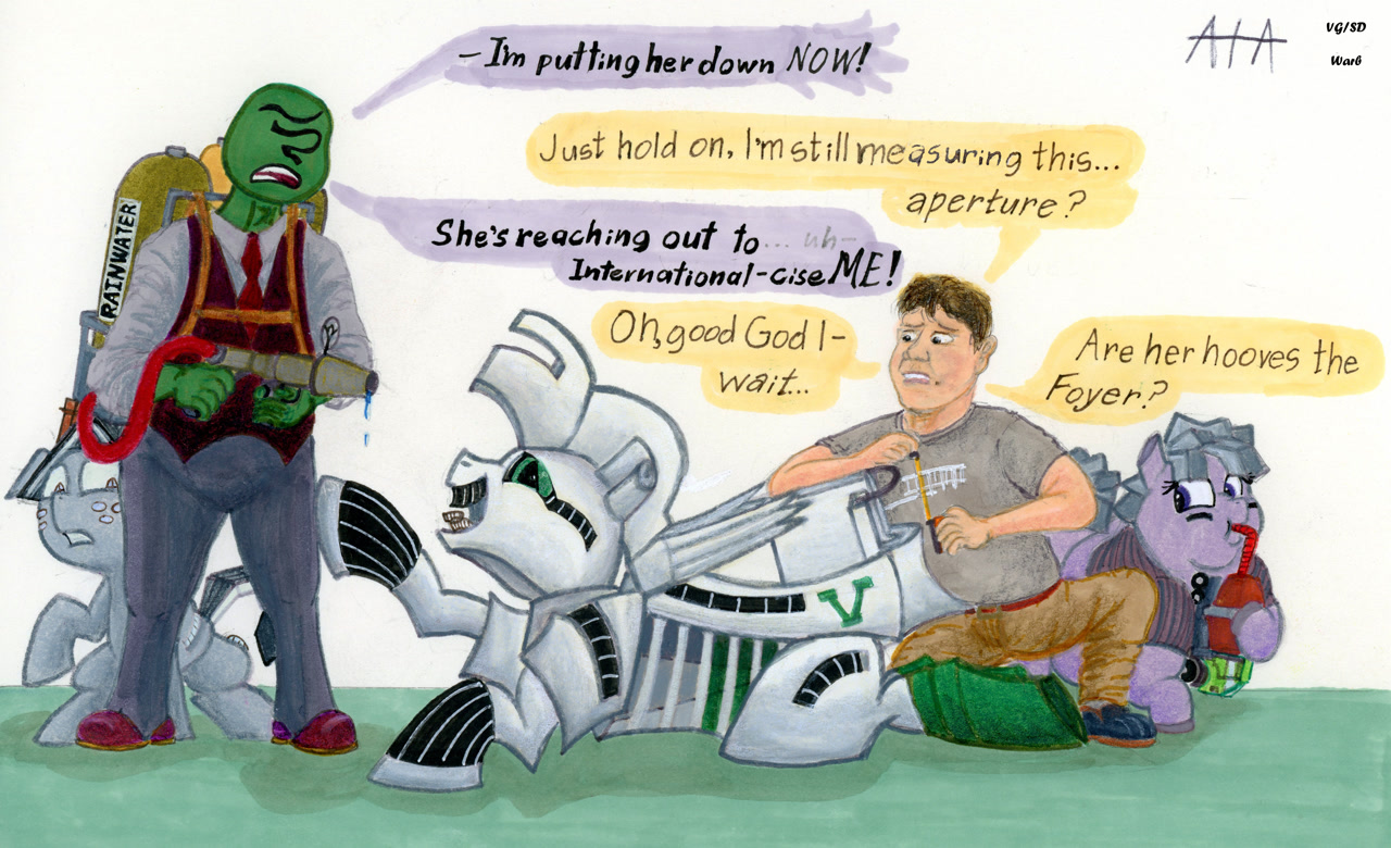 #3335276 - safe, artist:white-eyed vireo, oc, oc only, oc:anon, oc ...