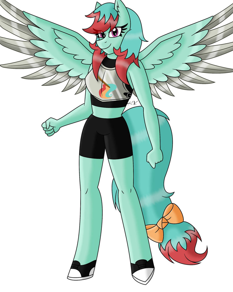 #3347577 - safe, artist:hiroultimate, oc, oc only, oc:watercolor (the coco clan), monster pony ...