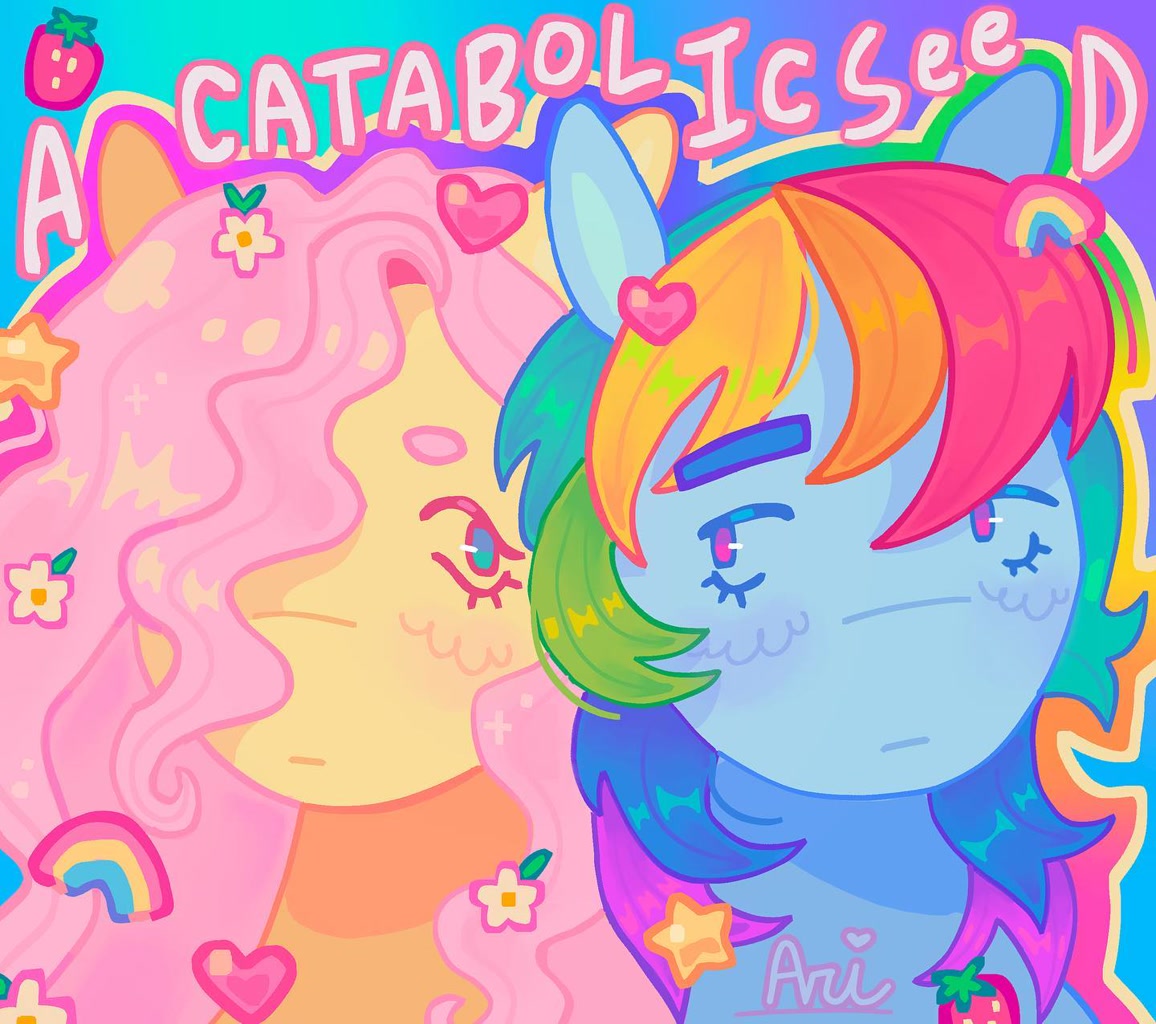 #3347964 - safe, artist:ariariari.png, fluttershy, rainbow dash ...