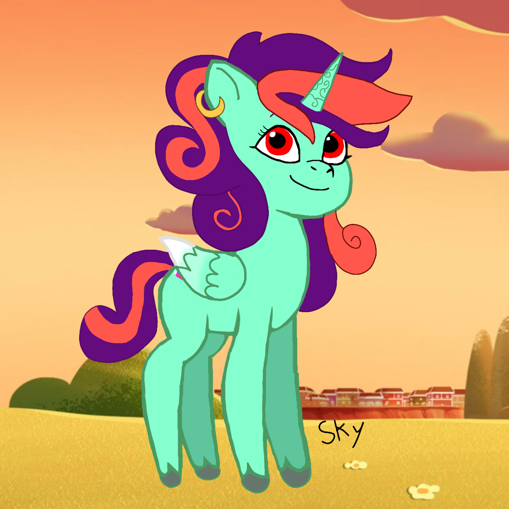#3348609 - safe, alternate version, artist:skycandy, oc, oc only, oc:skycandy, alicorn, g5, my ...