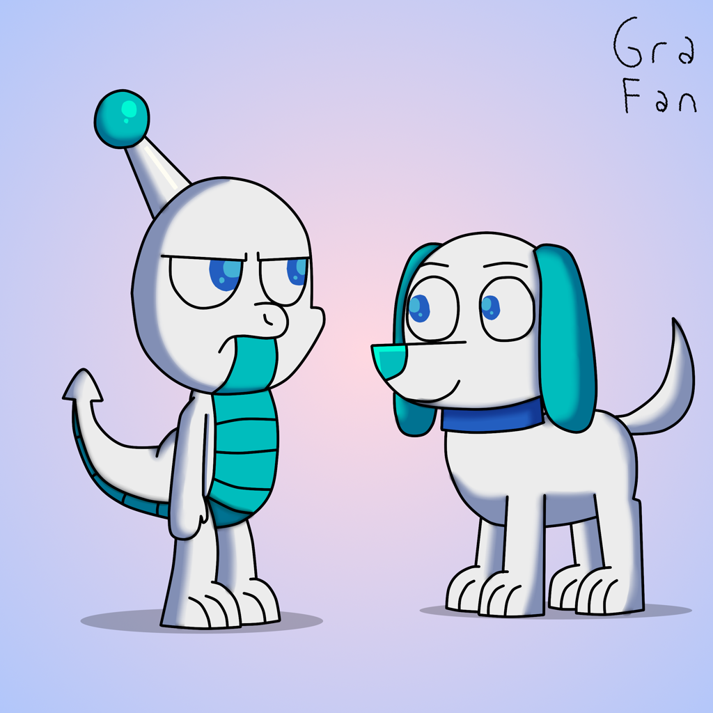 #3348821 - safe, artist:gradiusfanatic, oc, oc only, oc:bx-8, dog ...