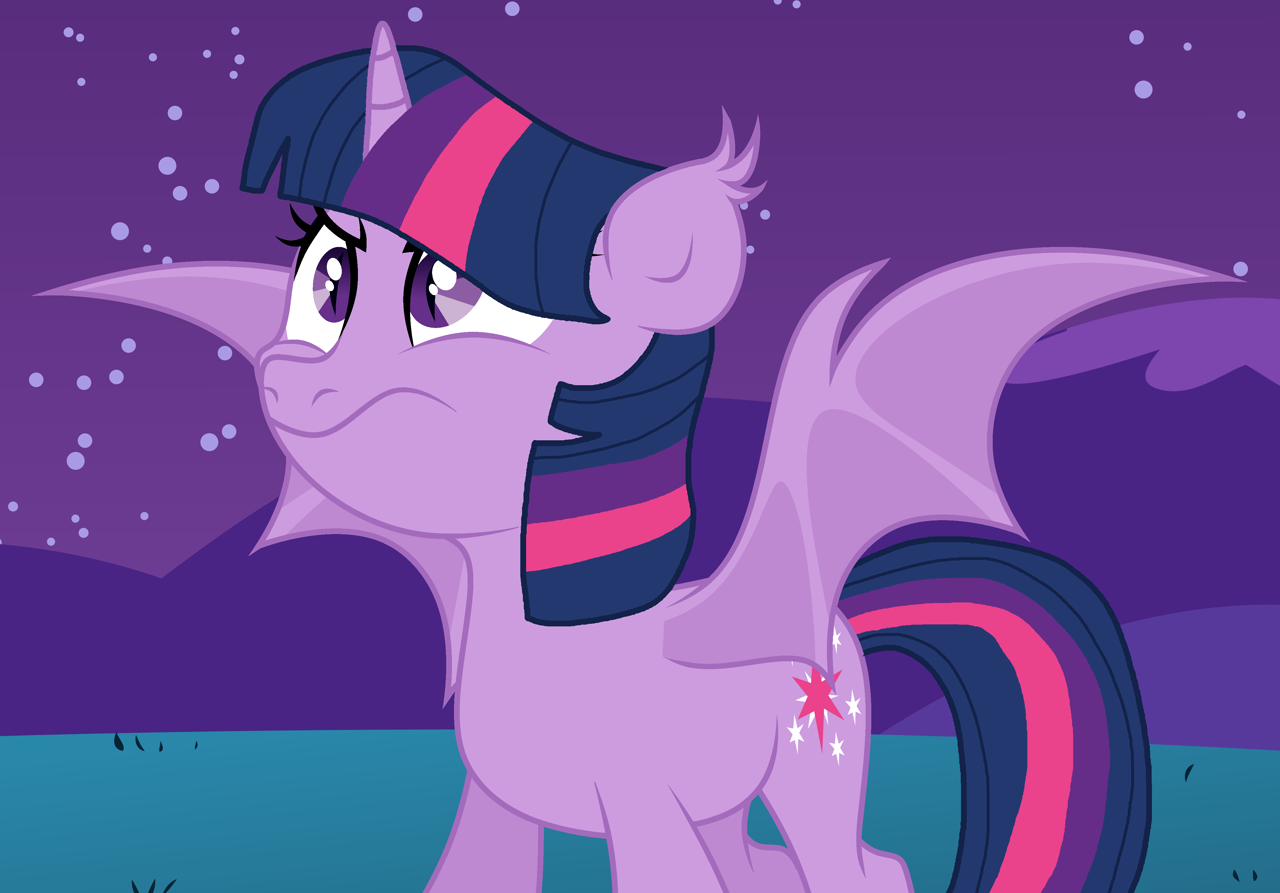 #3349194 - safe, artist:loladreamteam, twilight sparkle, alicorn, bat ...