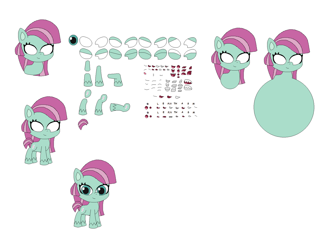 #3349877 - safe, artist:marybethmaria1423, minty (g4), earth pony, pony ...
