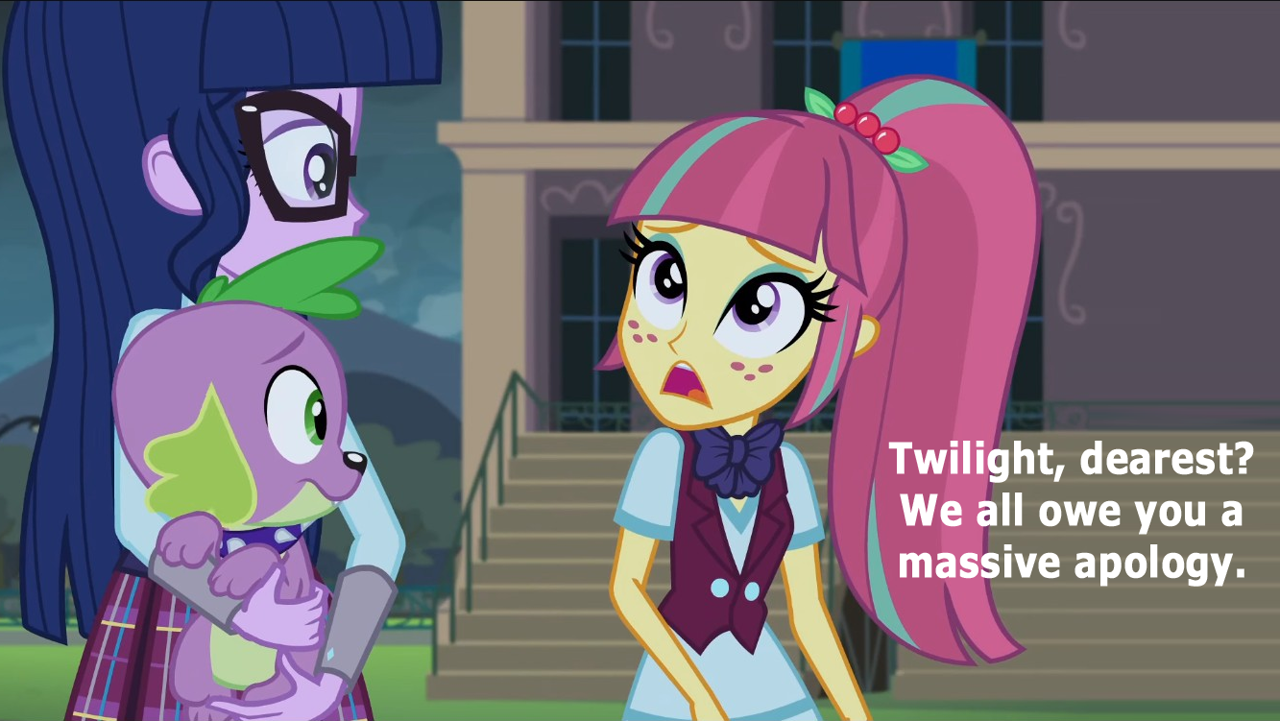 #3350460 - safe, edit, edited screencap, editor:incredibubbleirishguy, screencap, sci-twi, sour ...