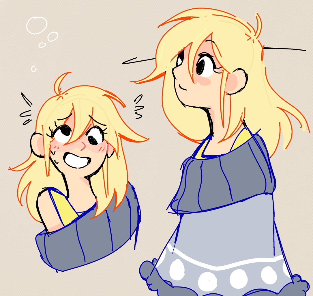 #3350524 - safe, artist:syrupyyy, derpy hooves, human, g4, ahoge, beige ...