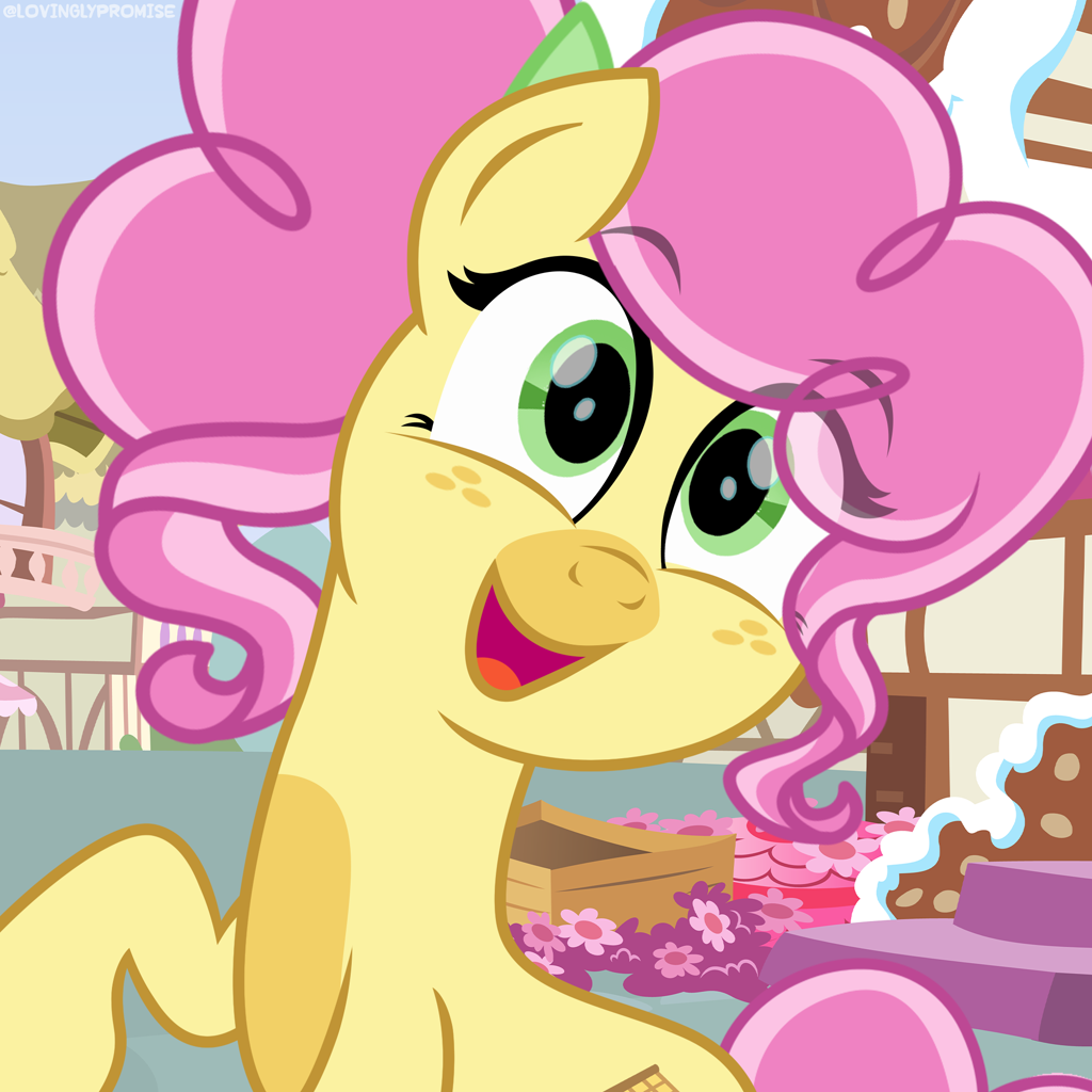 #3350956 - safe, artist:lovinglypromise, li'l cheese, pony, g4, my ...