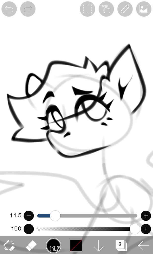 #3351640 - safe, artist:kingdom, oc, oc only, pony, ibispaint x, sketch, solo, wip - Derpibooru