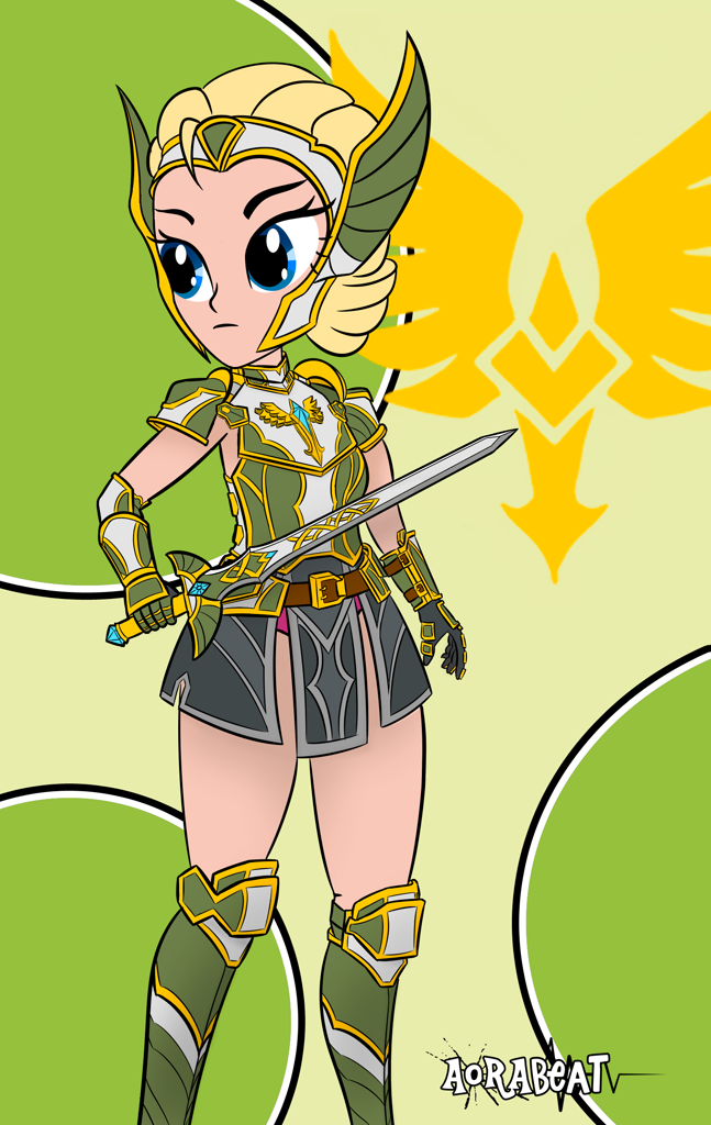 #3352572 - safe, artist:aorabeat, human, armor, cutie mark, shadow ...