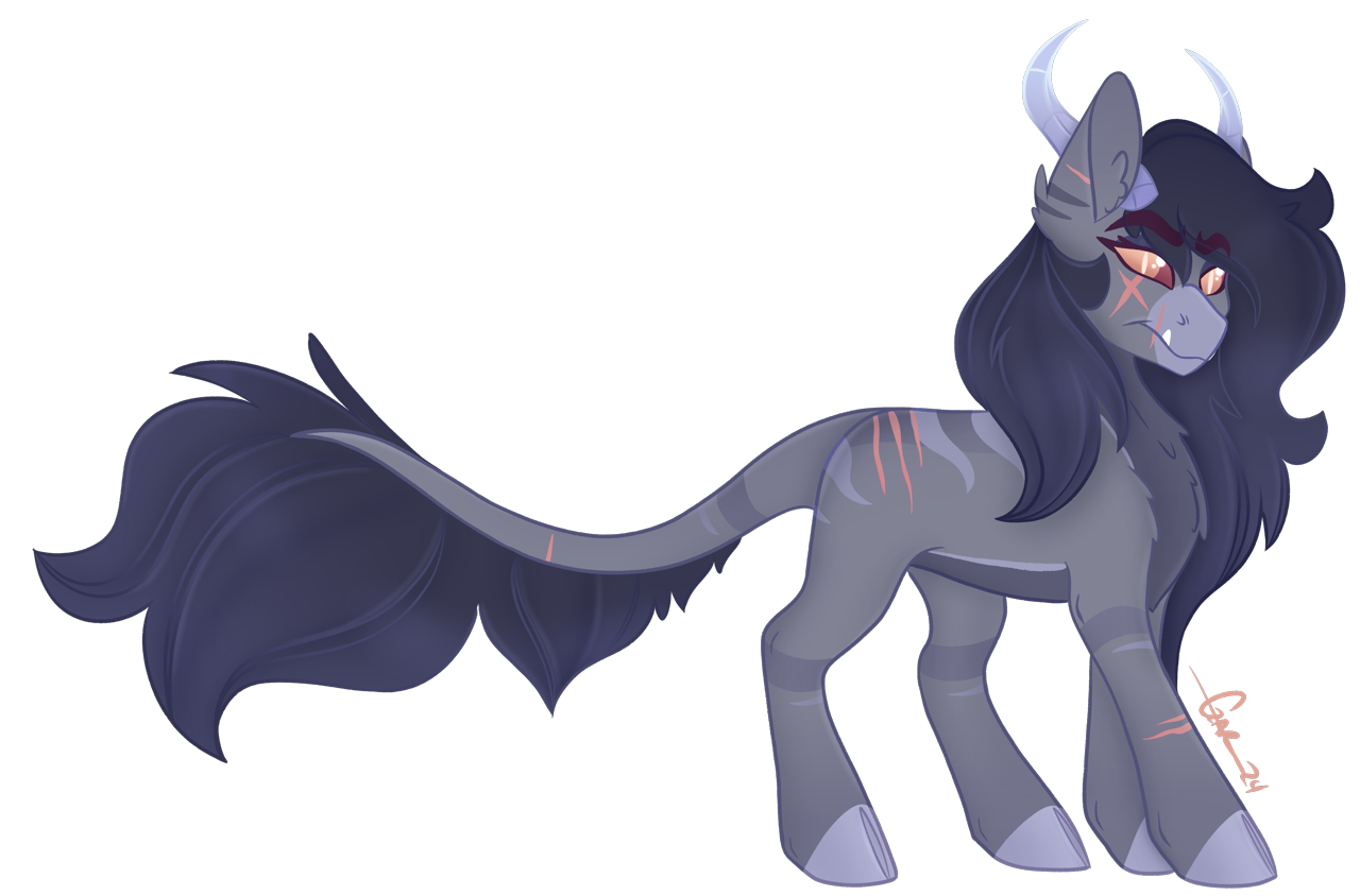 #3336662 - safe, artist:trashpanda czar, oc, oc only, oc:shiva mane ...