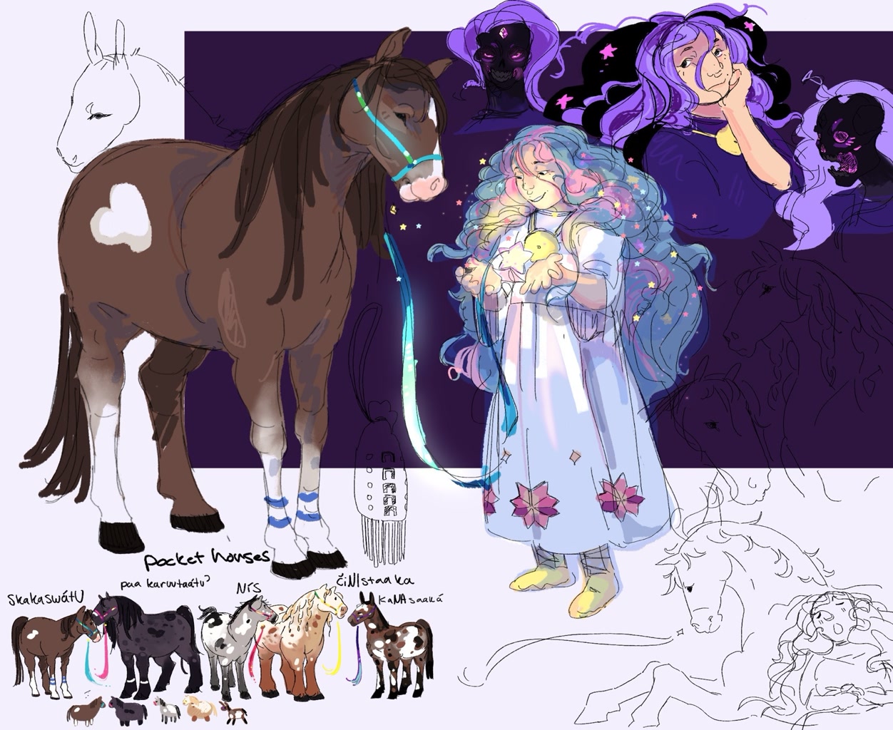 #3336908 - safe, artist:maplewozapi, oc, oc only, oc:maple, horse ...