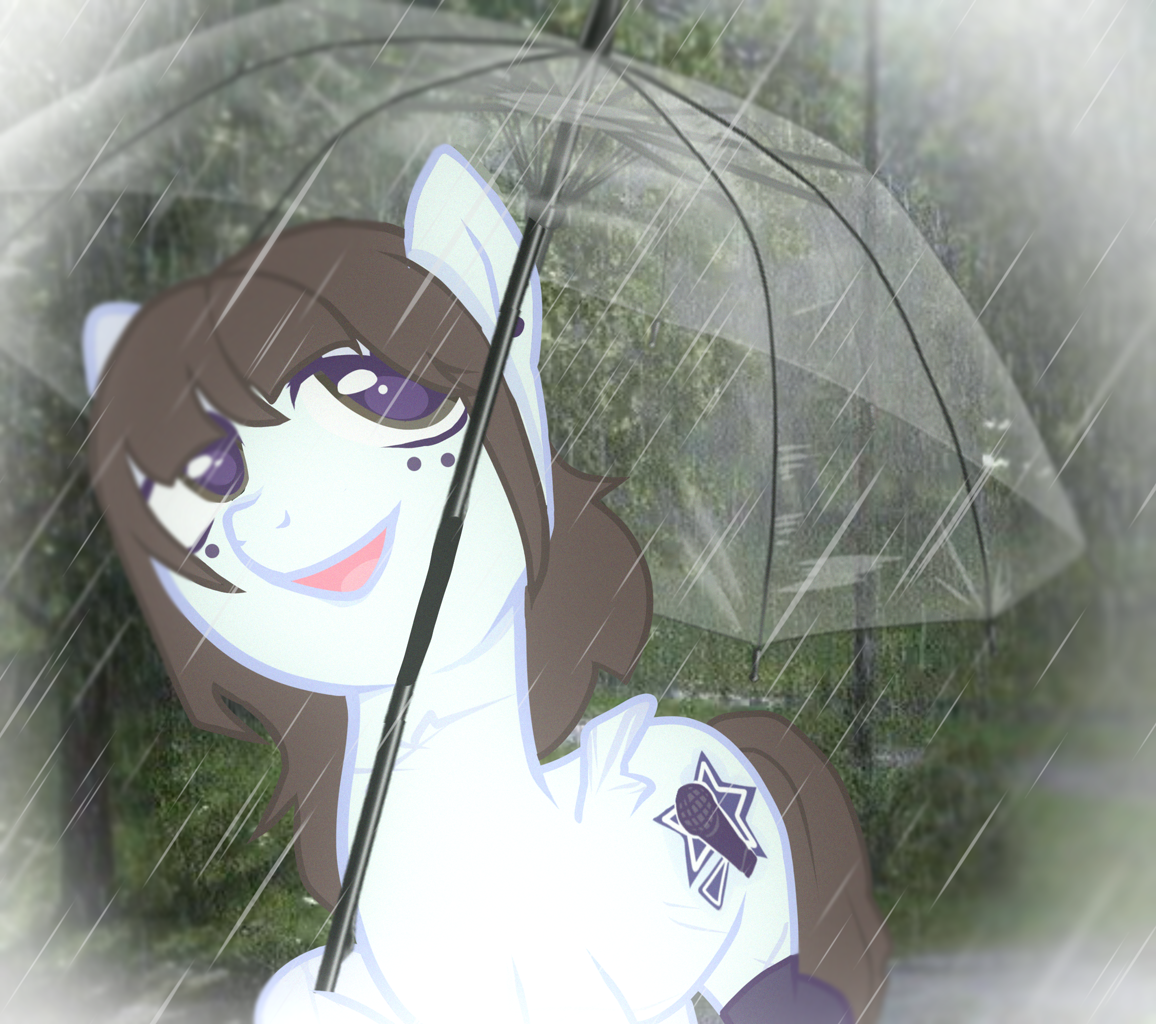 #3337194 - safe, artist:plinky, oc, oc only, disabled, happy, looking ...