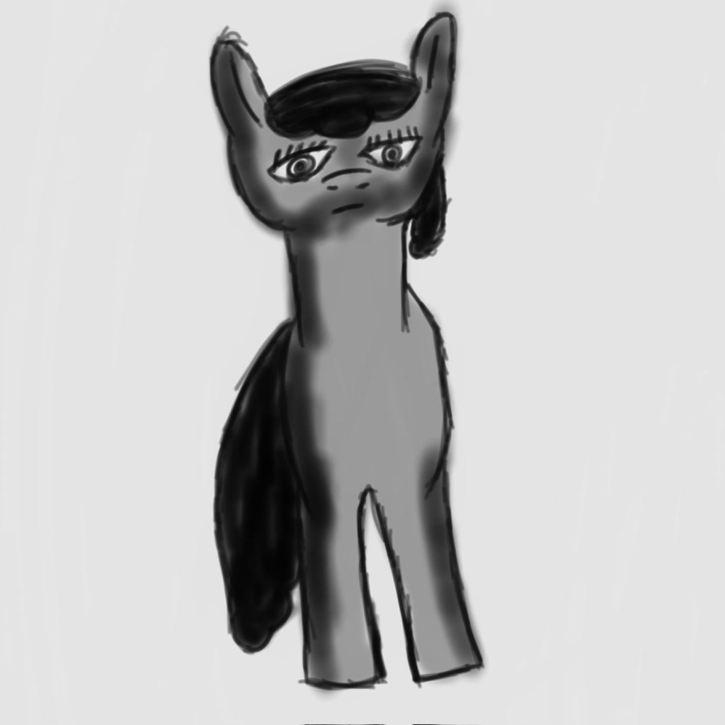 #3337337 - safe, artist:anythingpony, bon bon, sweetie drops, earth pony, pony, g4, creepy ...