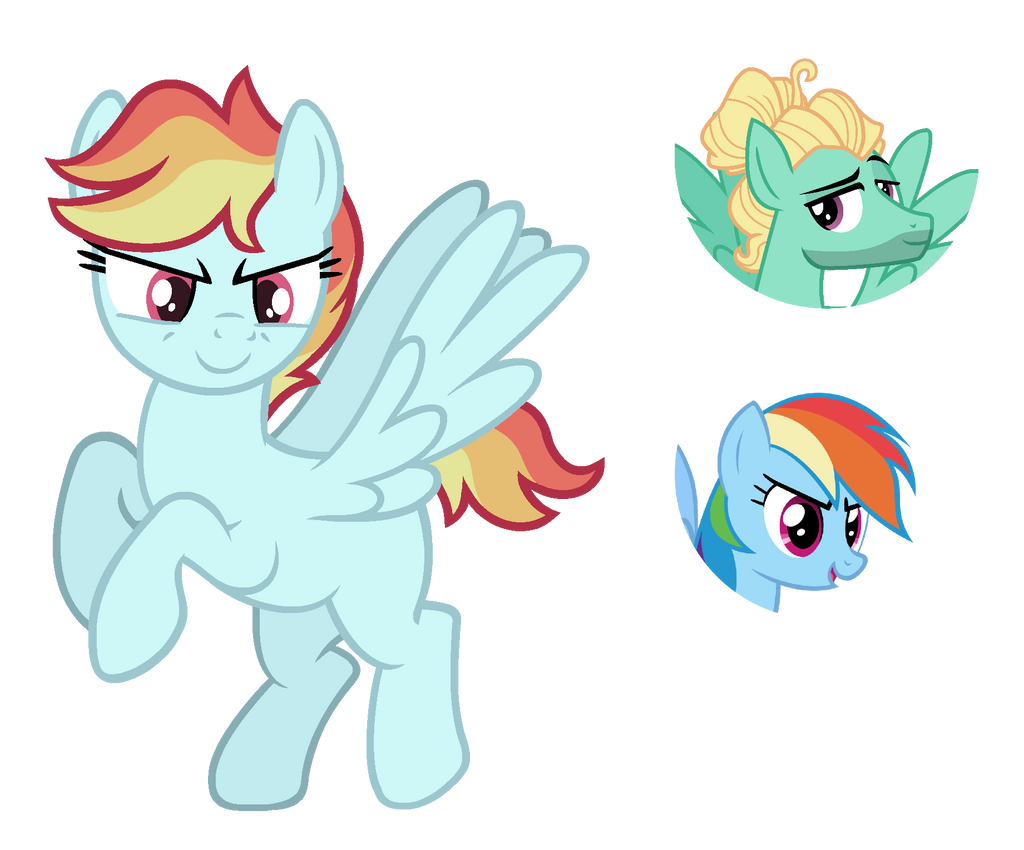 #3338336 - safe, artist:sapphiretwinkle, rainbow dash, zephyr breeze ...