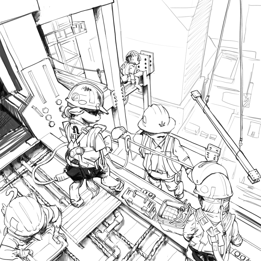 #3355232 - safe, artist:redruin01, oc, oc only, earth pony, griffon ...