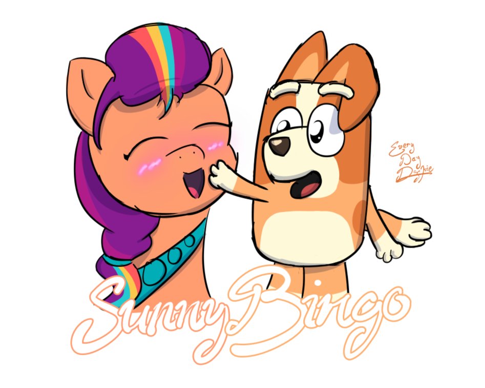 #3361887 - safe, artist:everydaydashie, sunny starscout, g5, bingo ...