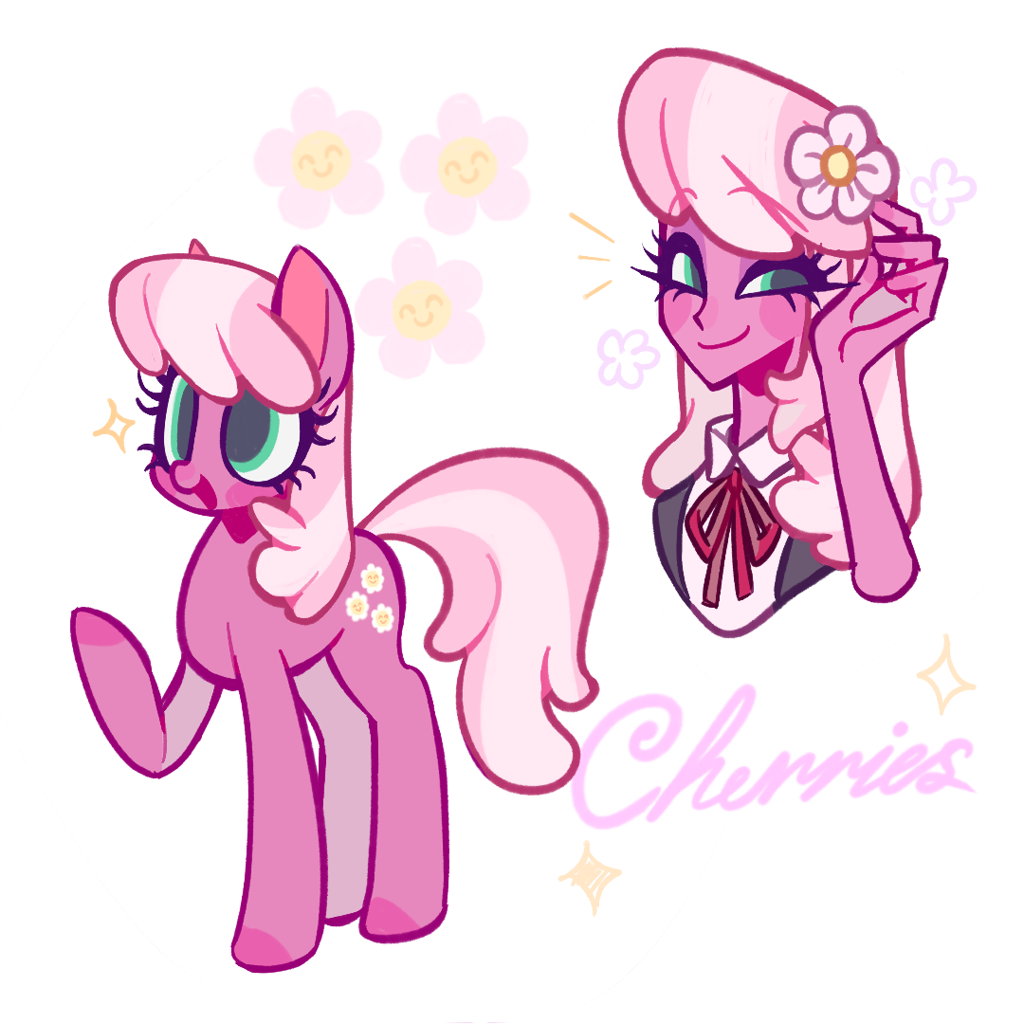 #3362856 - safe, artist:yizhitianmenga, cheerilee, earth pony, human ...