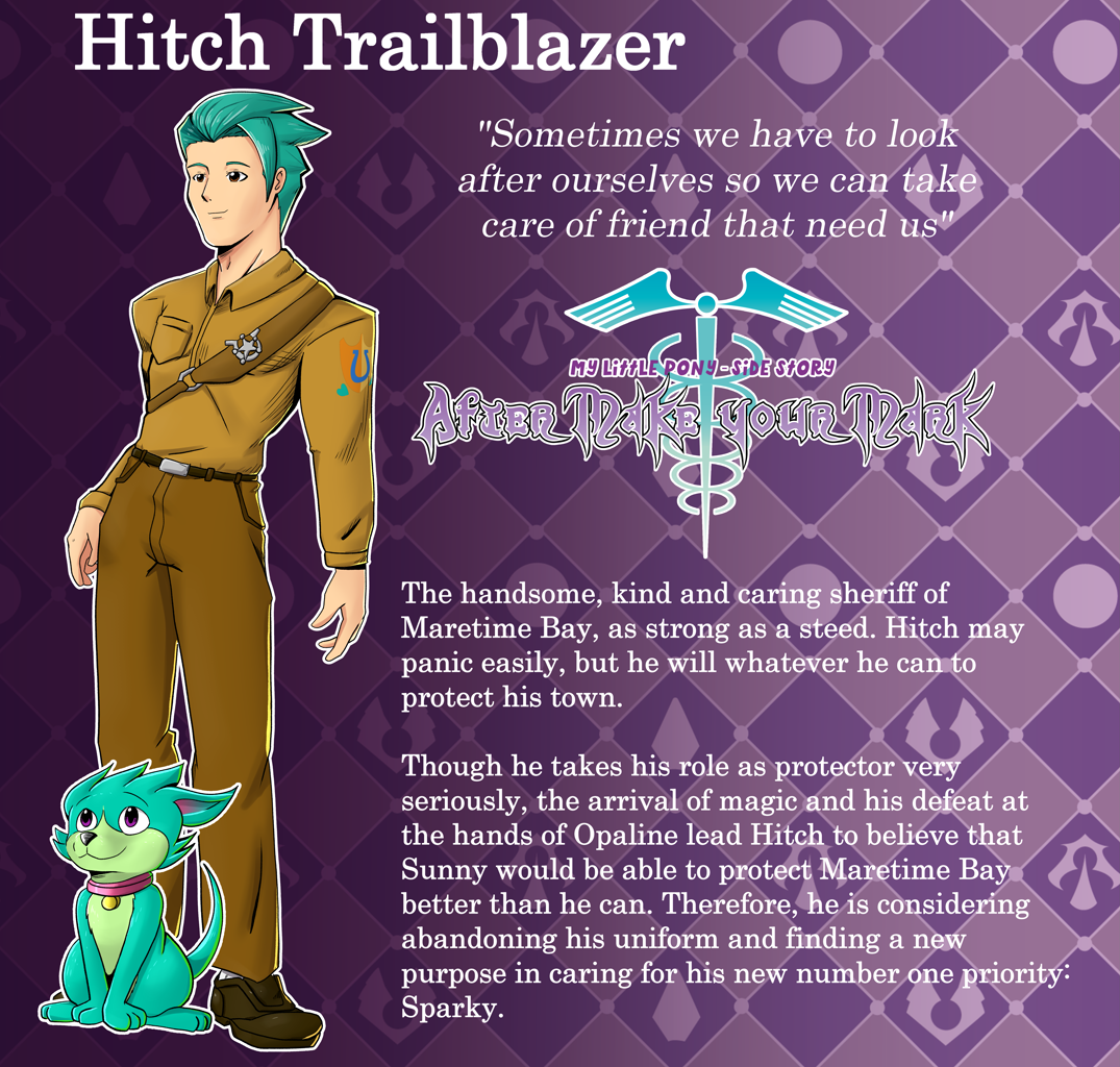 #3363142 - safe, artist:jackudoggy, hitch trailblazer, sparky ...