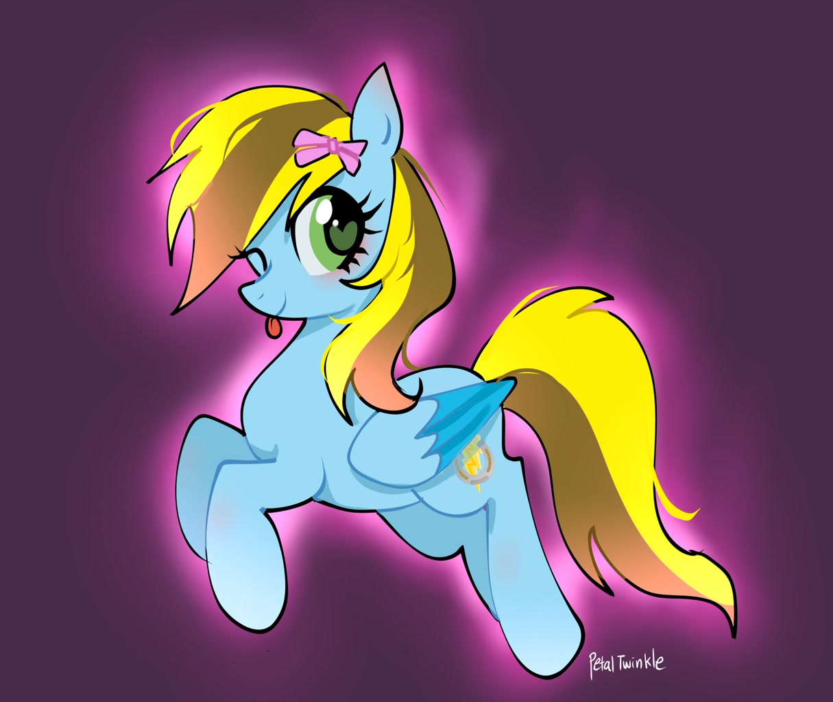 #3363281 - safe, artist:petaltwinkle, part of a set, oc, oc only, oc:lucky bolt, pegasus, pony ...