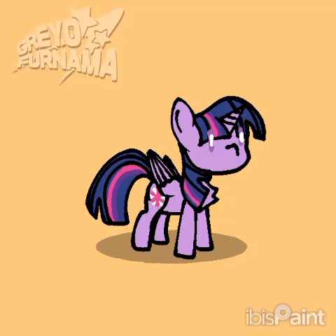 #3363355 - safe, artist:greyofurnama, twilight sparkle, alicorn, animated, female, gif ...
