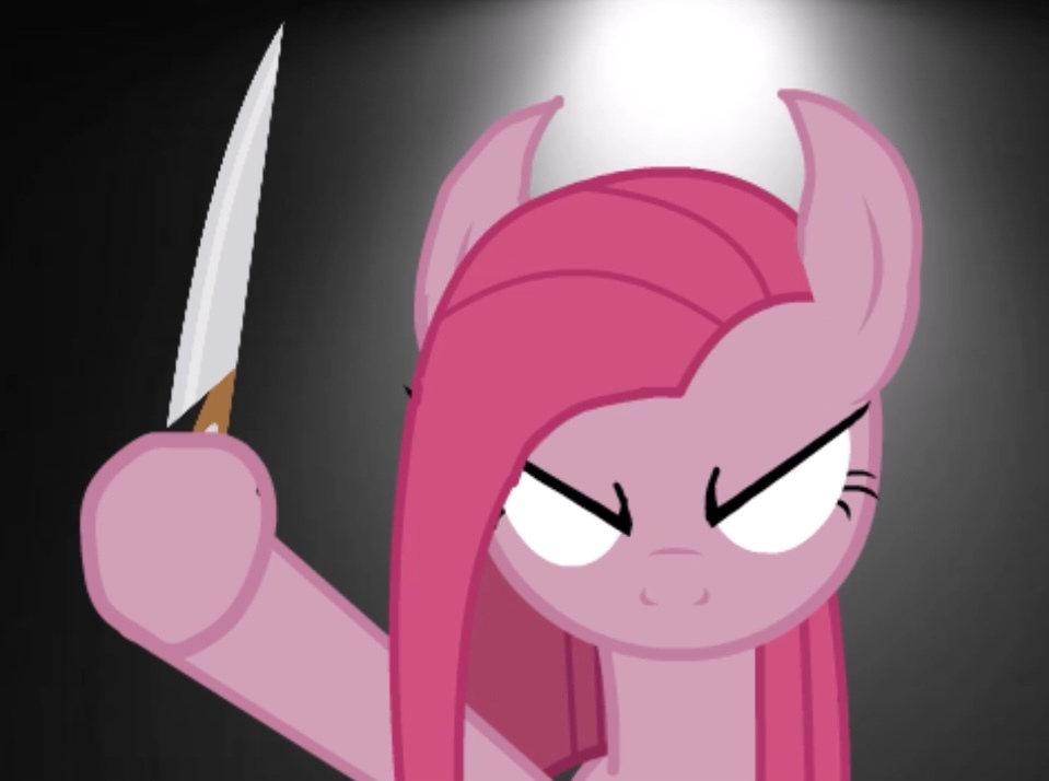 #3363524 - semi-grimdark, artist:pinkamena_exe, pinkie pie, earth pony ...