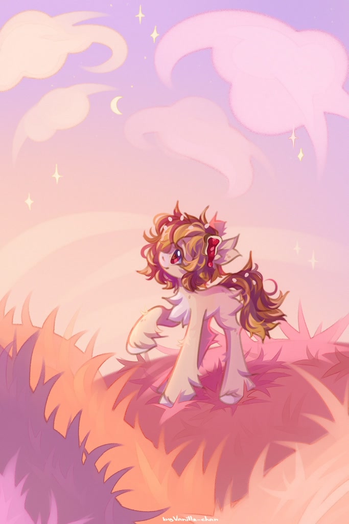 #3363987 - safe, artist:vanilla-chan, oc, oc only, earth pony, pony, butt fluff, chest fluff ...