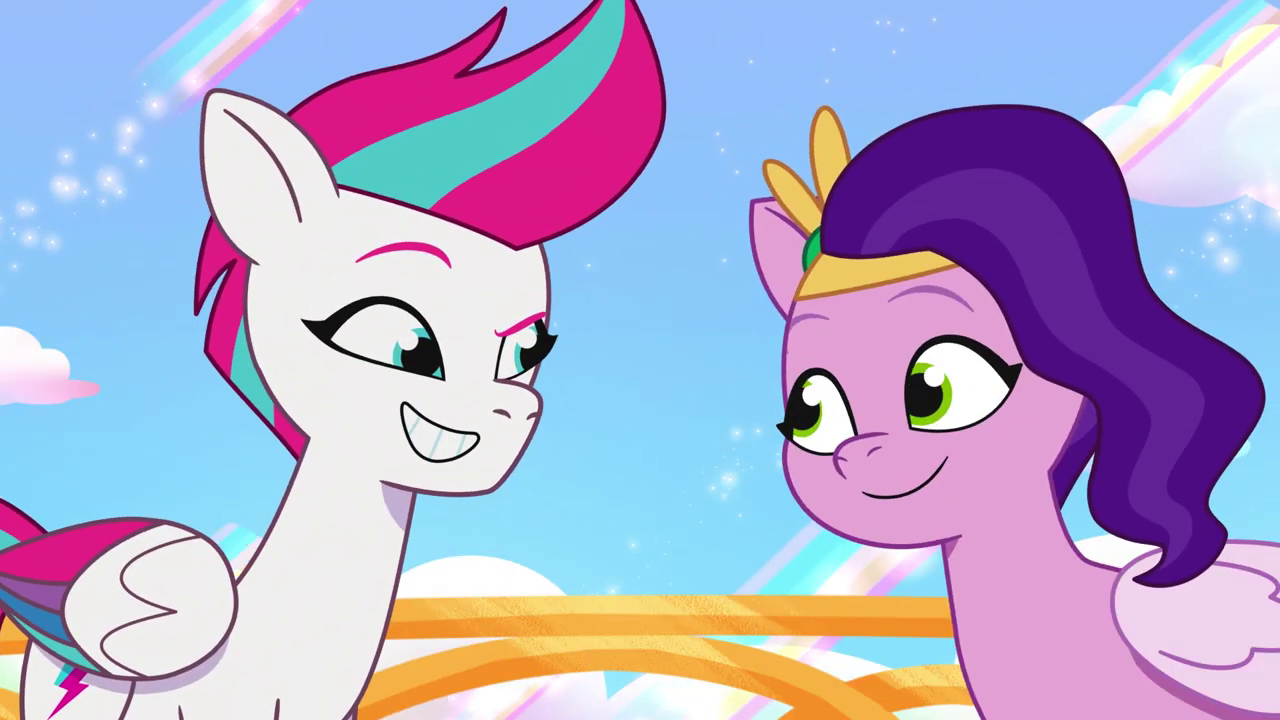 #3365410 - safe, screencap, pipp petals, zipp storm, pegasus, pony, g5, my little pony: tell ...