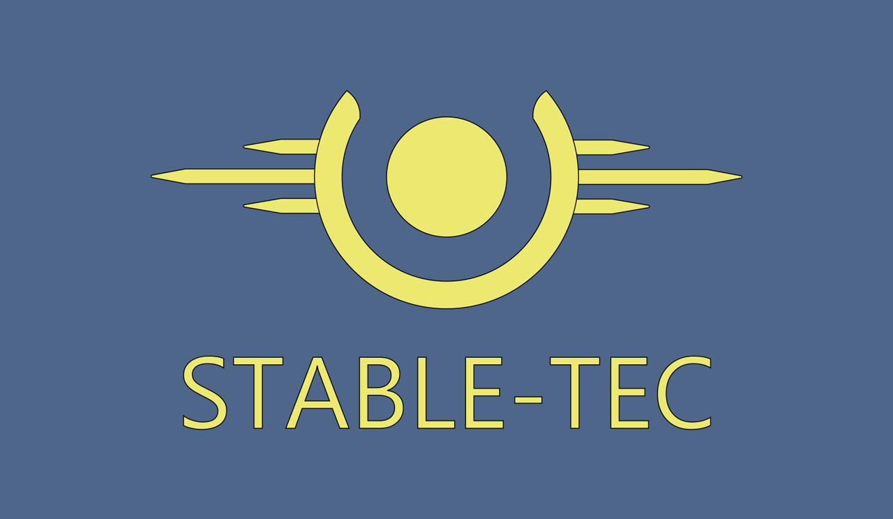 #3366906 - safe, artist:l3afbutt, fallout equestria, english, fallout, logo, no pony, stable-tec ...