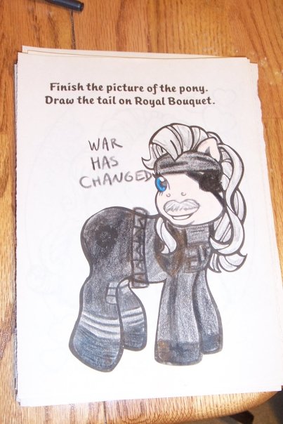 #3367142 - safe, artist:randomproxy, earth pony, pony, g3, coloring ...