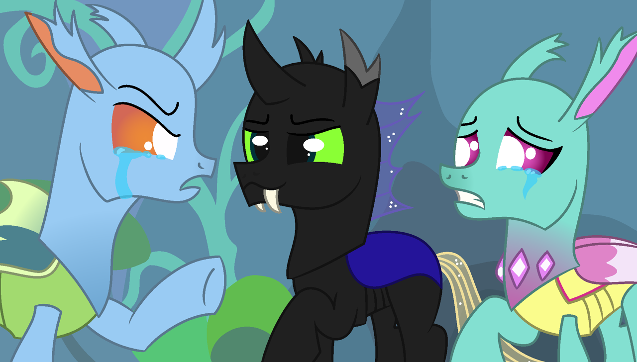 #3367204 - safe, artist:wasisi, carapace (g4), spiracle, oc, oc:wasisi ...