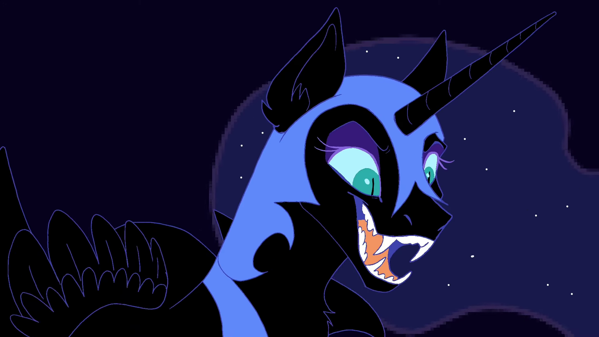 #3356471 - safe, artist:marka 180, nightmare moon, princess luna ...