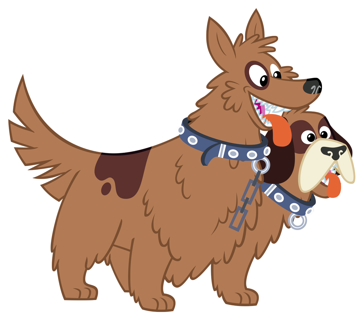 #3368314 - safe, artist:andoanimalia, dog, orthros, g4, my little pony ...