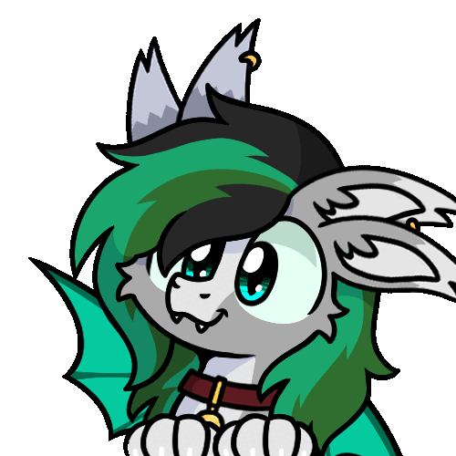 3369324 Safe Artistsugar Morning Oc Oc Only Ocgeoplix Draconequus Animated Bat Wings