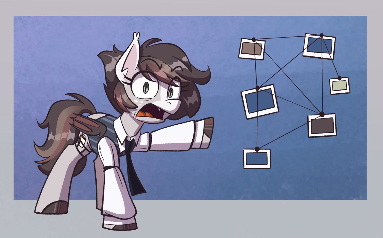 #3369907 - artist needed, safe, oc, oc only, oc:news flash, bat pony ...