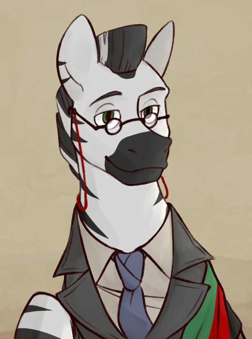 #3370643 - safe, artist:bunnyshrubby, oc, oc only, oc:lûa ramedi, zebra ...