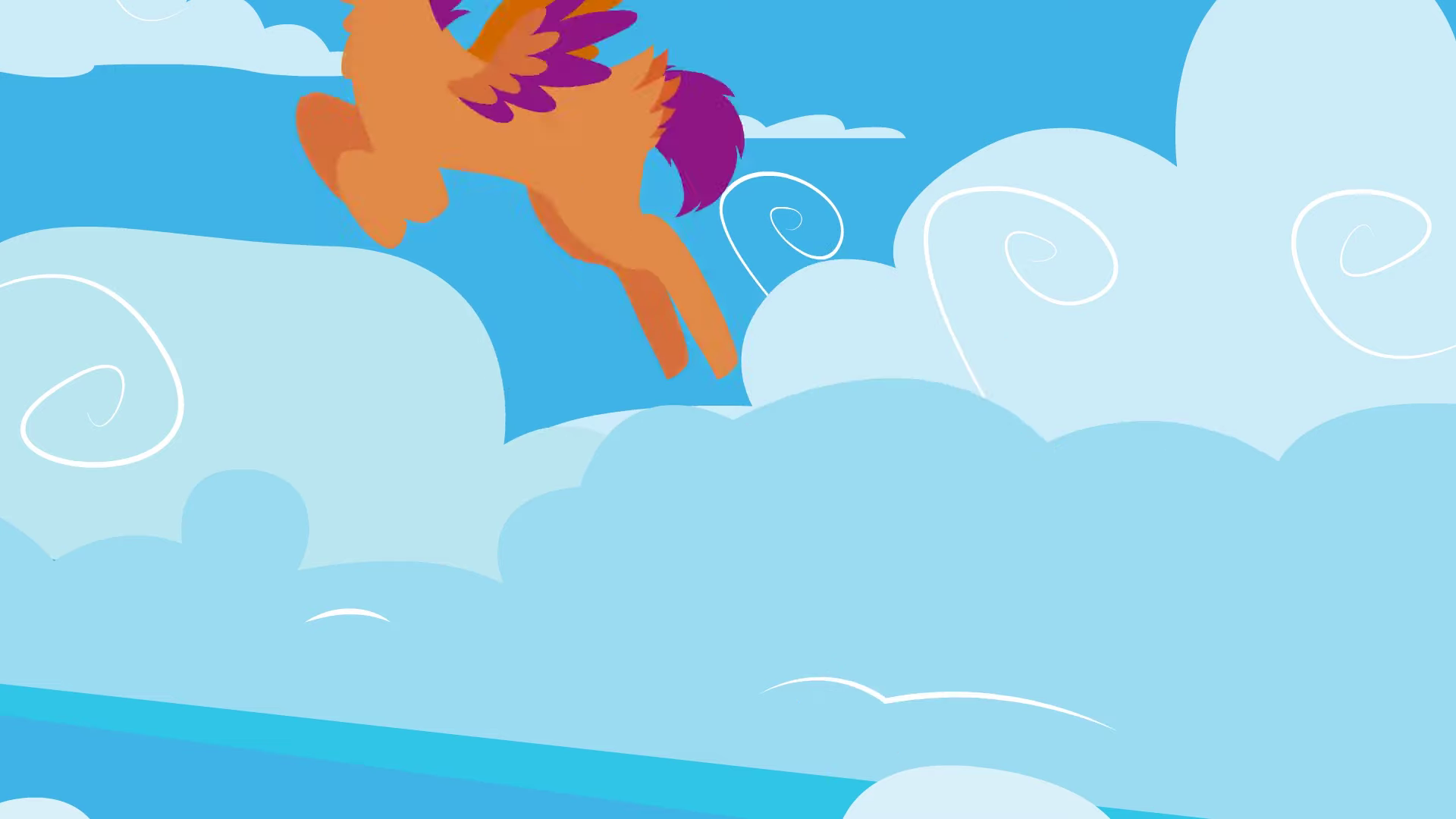 #3373168 - safe, artist:philcanimate, rainbow dash, scootaloo, pegasus ...