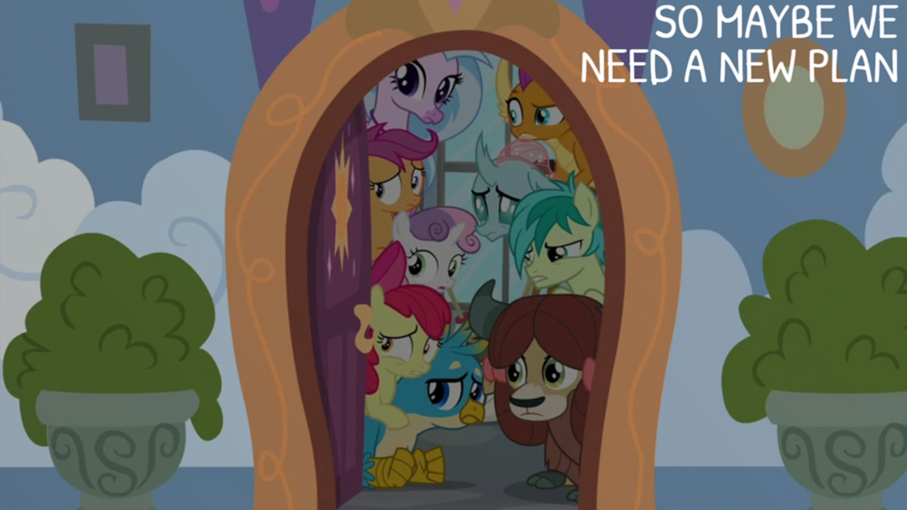 #3356793 - safe, edit, edited screencap, editor:quoterific, screencap, apple bloom, gallus ...