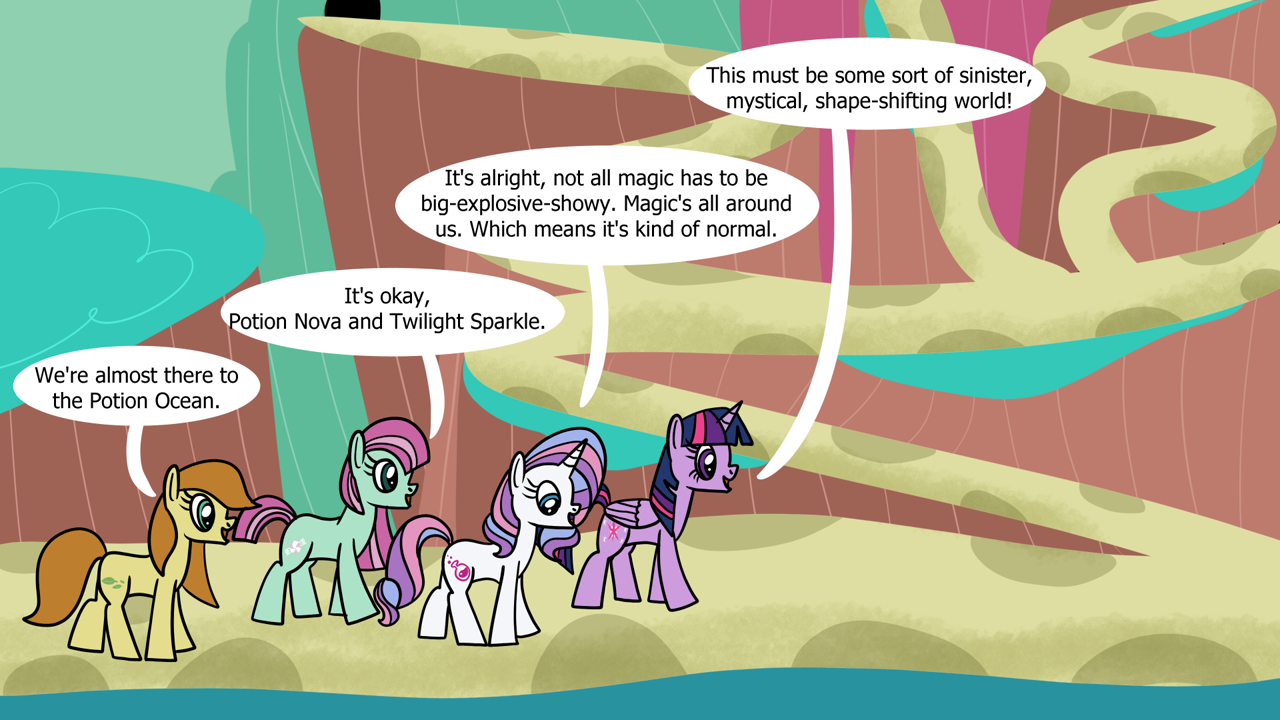 #3359091 - safe, artist:platinumdrop, caramel latte, minty (g4), potion ...