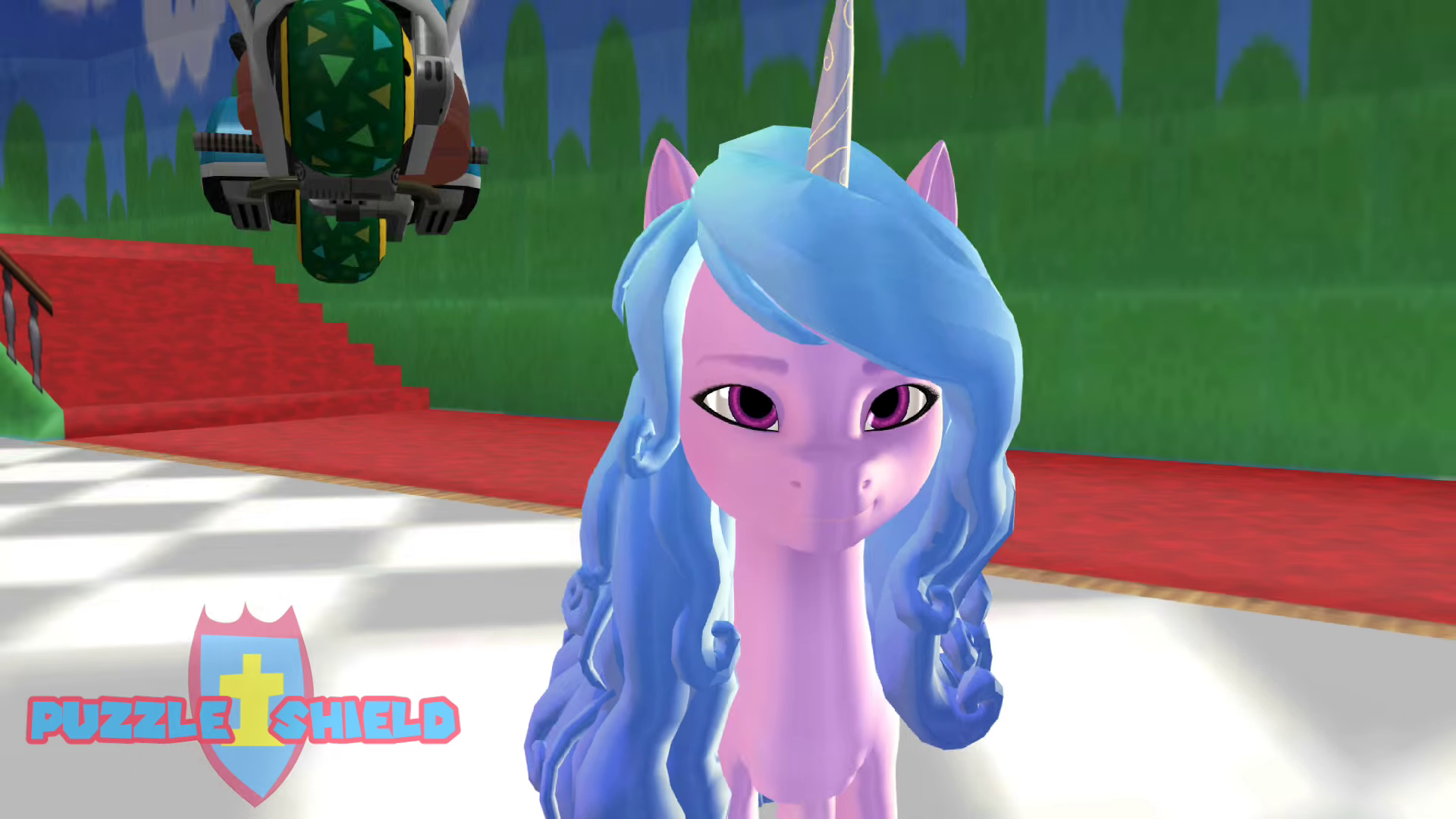 #3360355 - safe, artist:puzzlshield2, izzy moonbow, opaline arcana ...