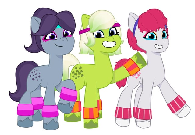 #3360936 - safe, artist:jazzhooves, blue belle (g5), minty (g5 ...