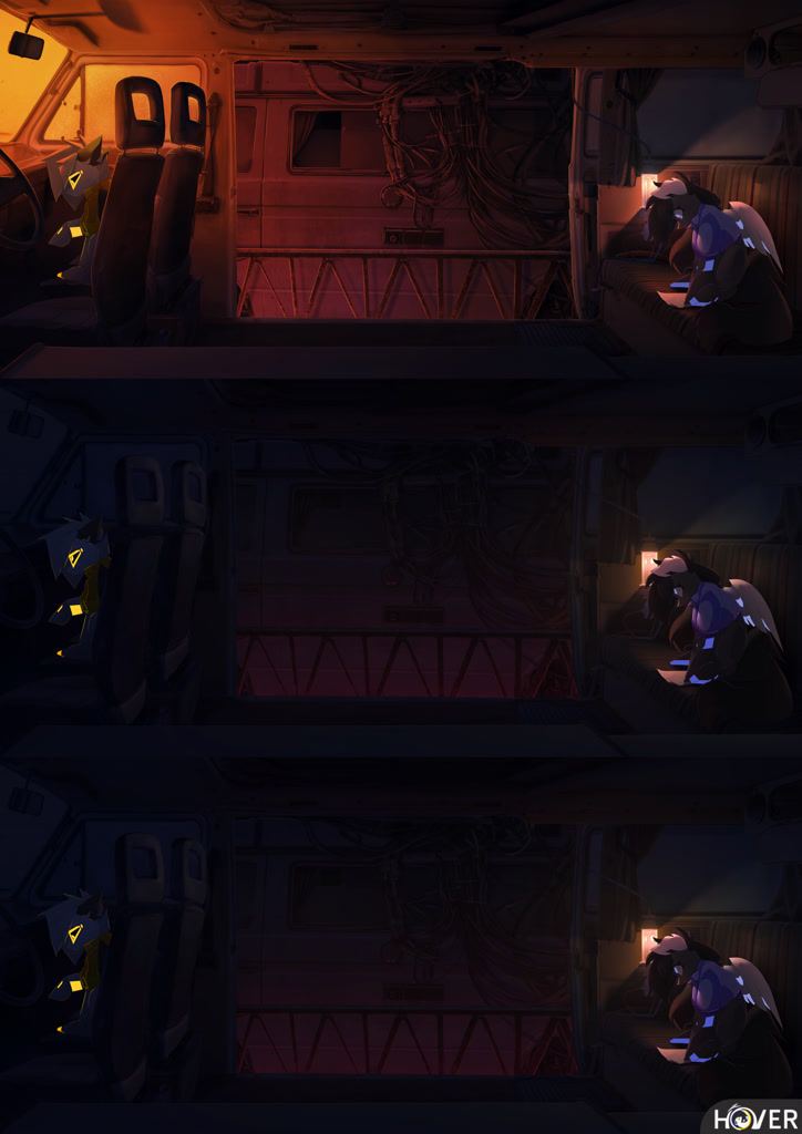 #3375290 - safe, artist:ignis, oc, oc only, oc:pango, oc:wyn, cyborg ...