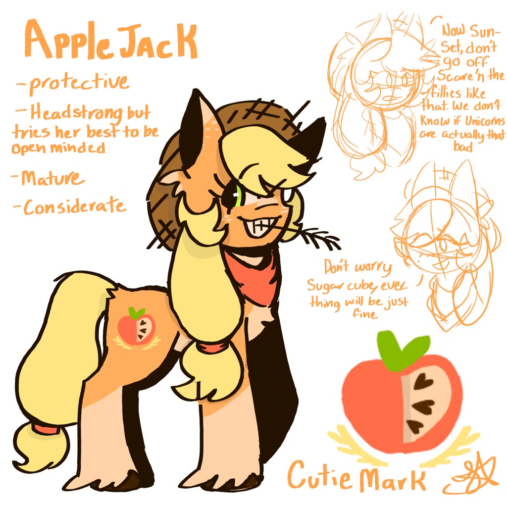 #3380622 - safe, artist:comicmaker, applejack, earth pony, pony, g4, g5 ...