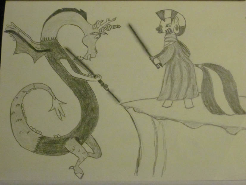 #3382122 - safe, artist:tesa-studio, discord, zecora, zebra, g4, cliff ...