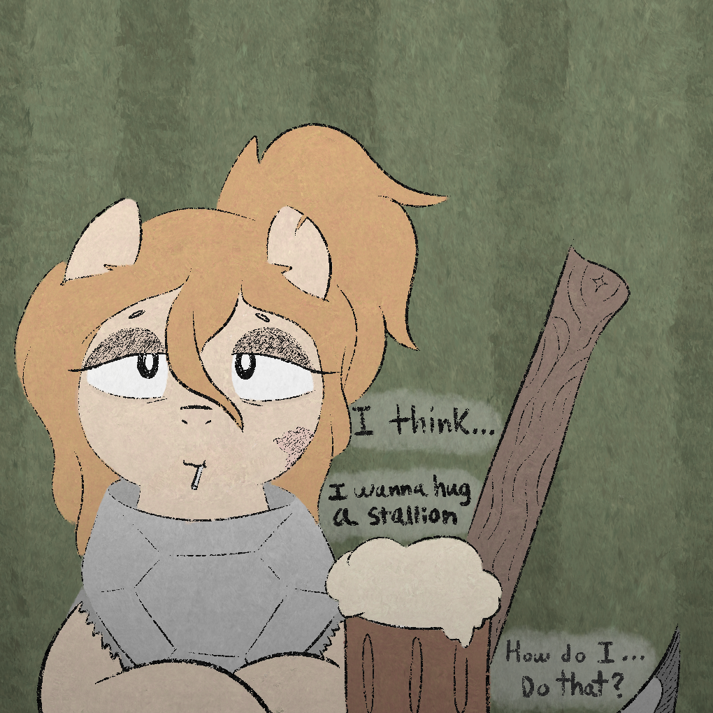 #3382954 - safe, artist:castafae, oc, oc only, oc:butterscotch, earth ...