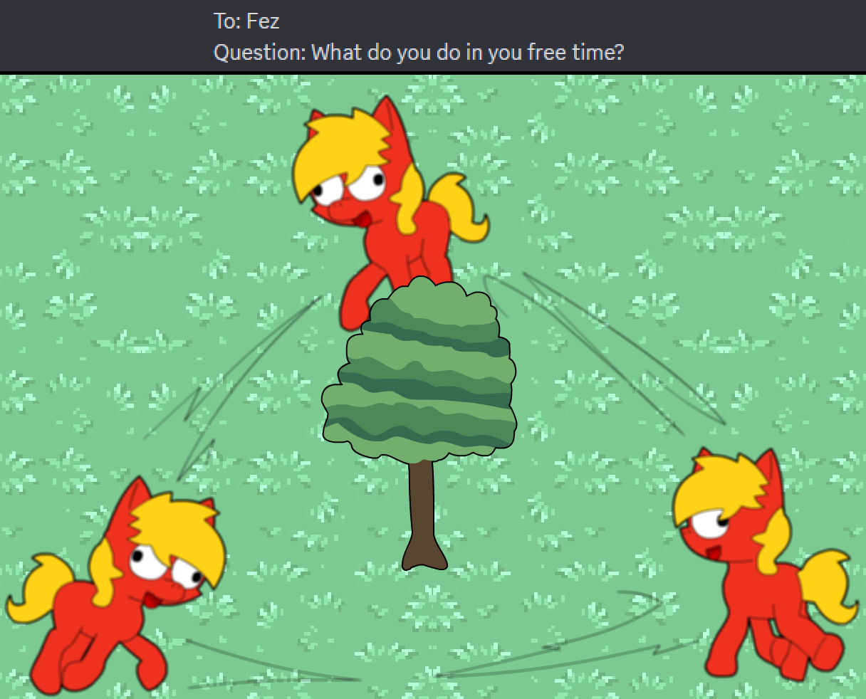 #3384046 - safe, artist:elianrandomworks, oc, oc only, oc:fez, oc:offline, earth pony, pony ...