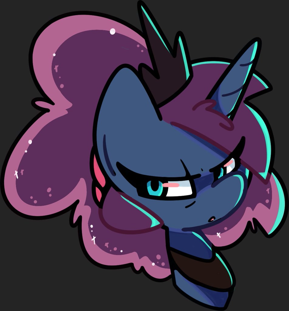 #3384428 - safe, artist:kindakismet, princess luna, alicorn, pony, luna ...