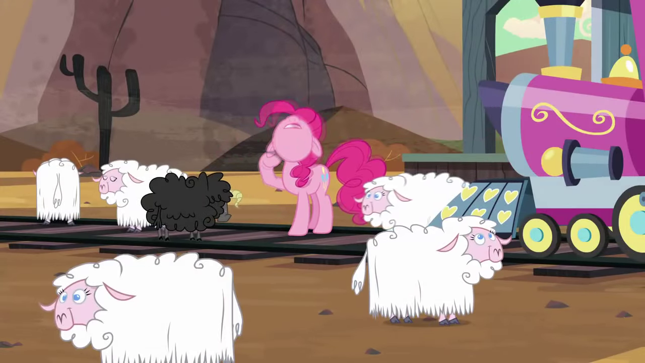 #3384611 - safe, screencap, pinkie pie, earth pony, pony, sheep, g4, my ...